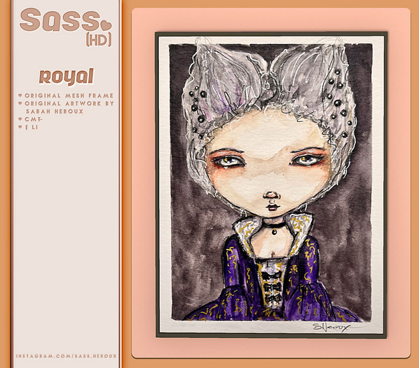 Second Life Marketplace - sass [hd] original artwork / royal